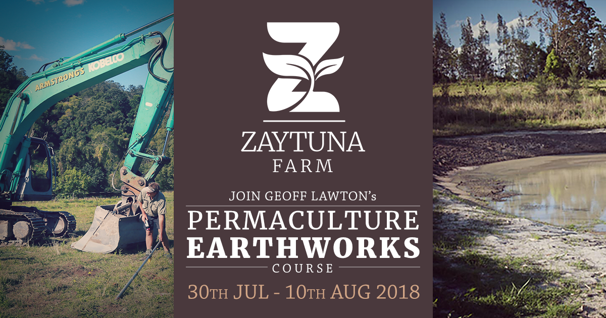 PERMACULTURE EARTHWORKS WITH SAM AND JOSHUA - Zaytuna Farm